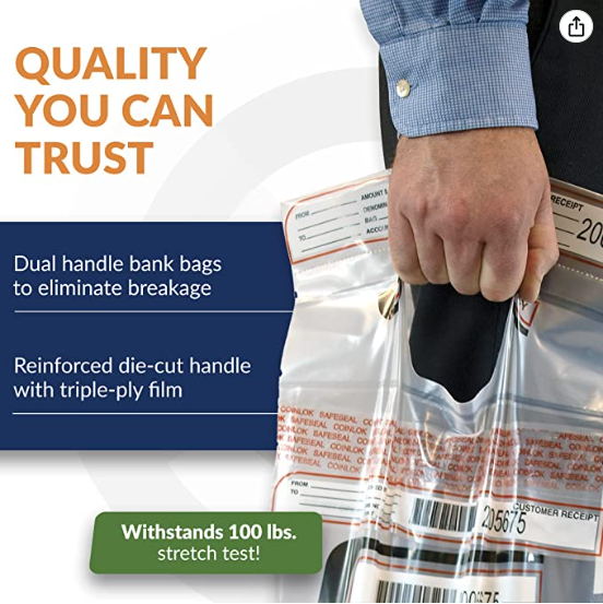 The durability and tear-resistance of CoinLok bags, and how they compa ...