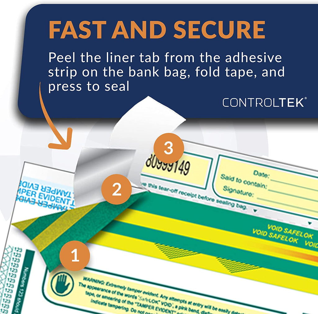 Money Pouch 4Pcs Money Bags With Zipper - 7.87x3.94 Inch Cash Deposit ...